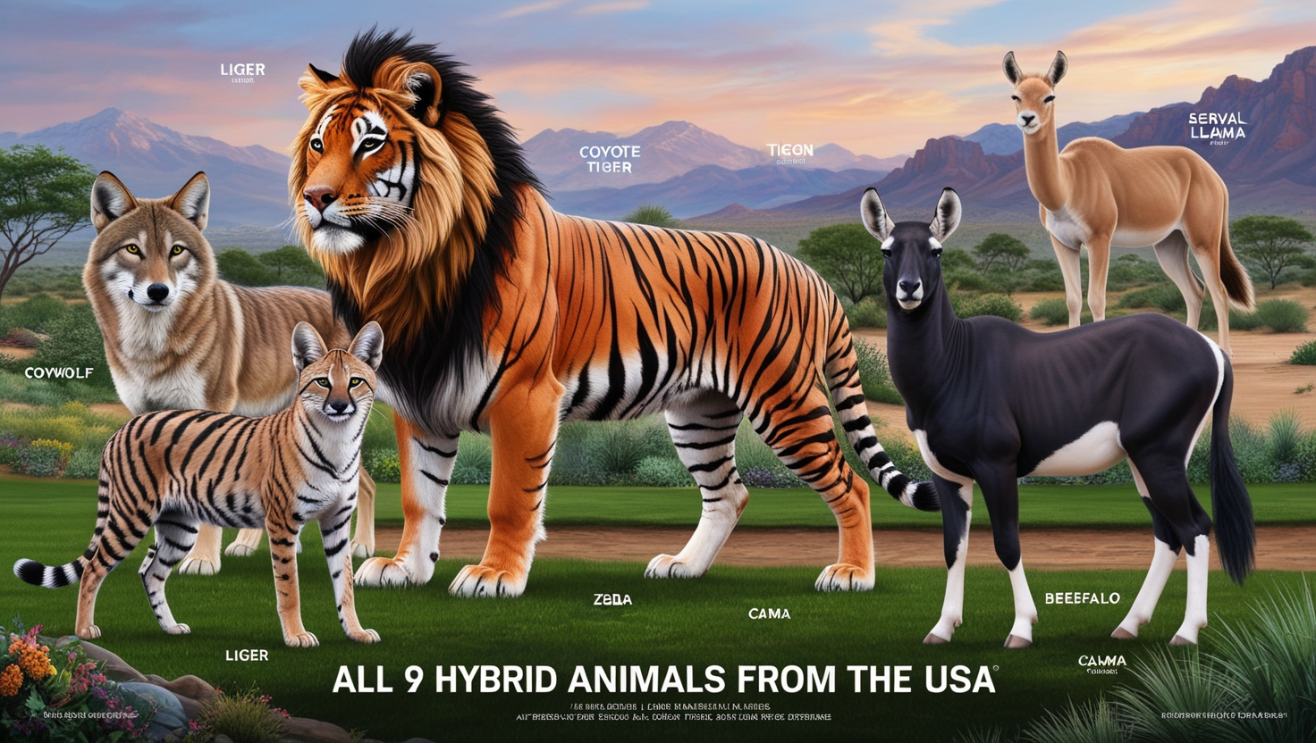 9 Fascinating Hybrid Animals Found in the USA You Won’t Believe Exist ...